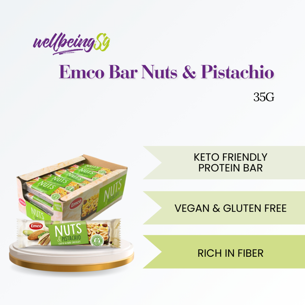 Emco Bar Nuts and Pistachio 35g | Shopee Singapore