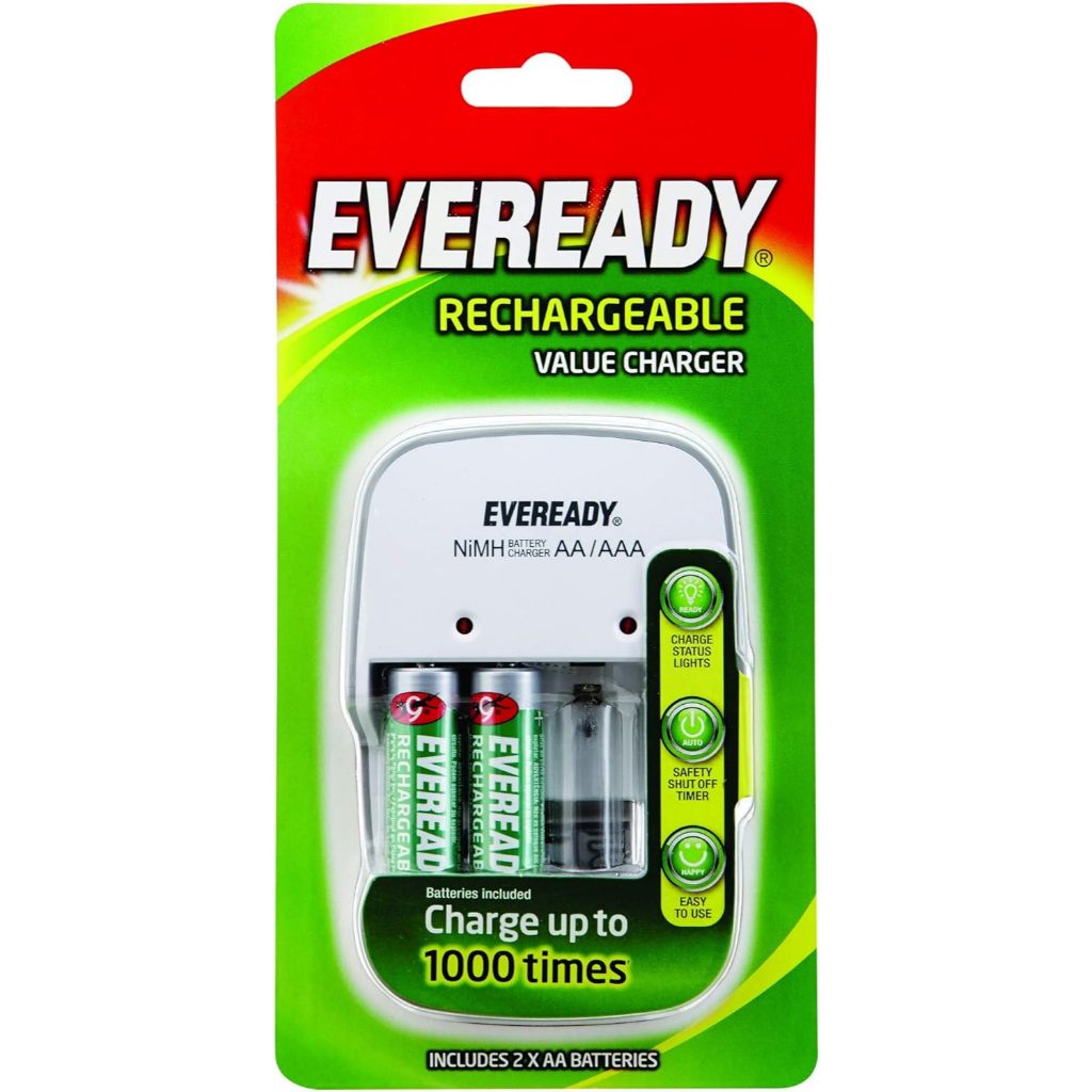 EVEREADY Rechargeable Value Charger (UK pin) | Shopee Singapore
