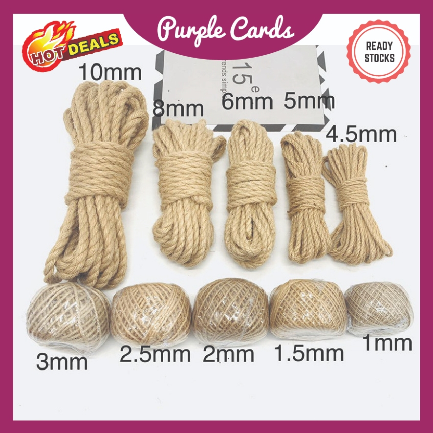 Jute String / Jute Rope / Jute Twine / Hemp String / Style Rustic Craft ...