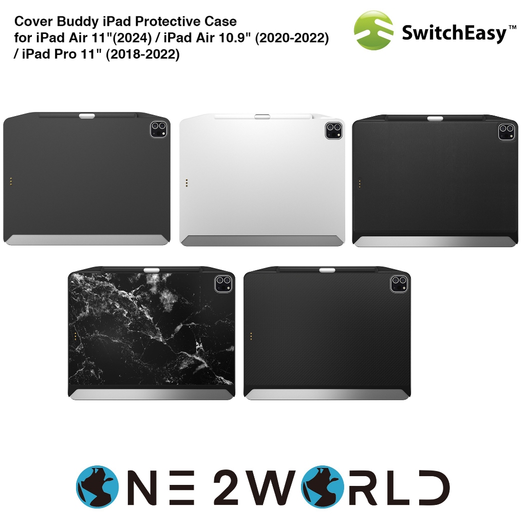 SwitchEasy CoverBuddy Case for iPad Air 11"(2024) / iPad Air 10.9 ...