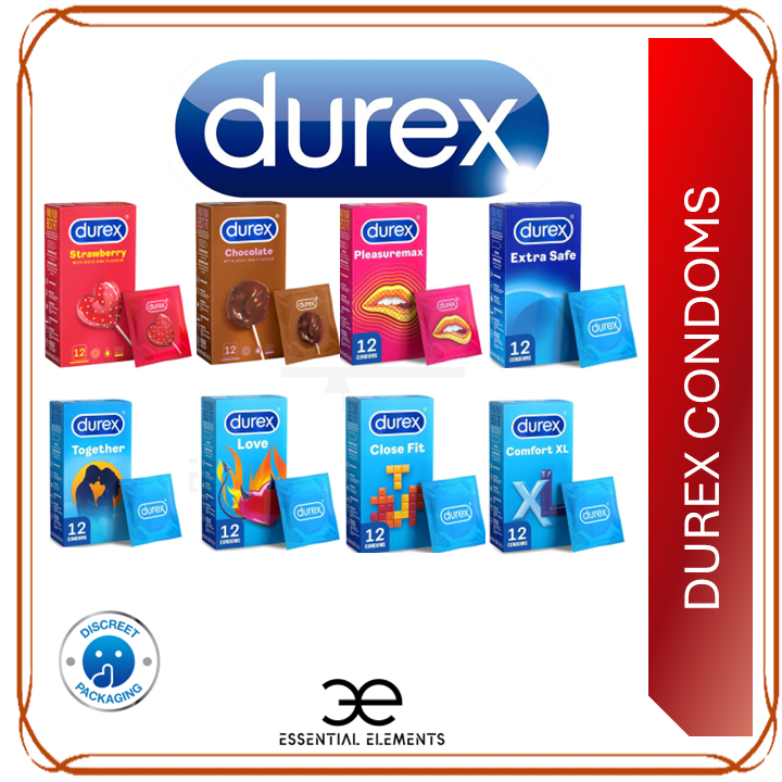 [DISCREET PACKAGING] DUREX condoms / chocolate/strawberry/love/together ...