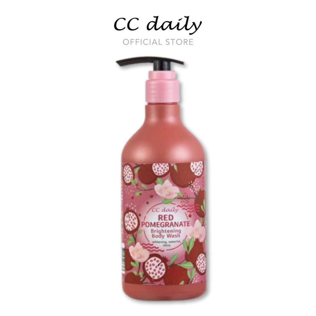 CC daily Red Pomegranate Brightening Body Wash 580g | Shopee Singapore