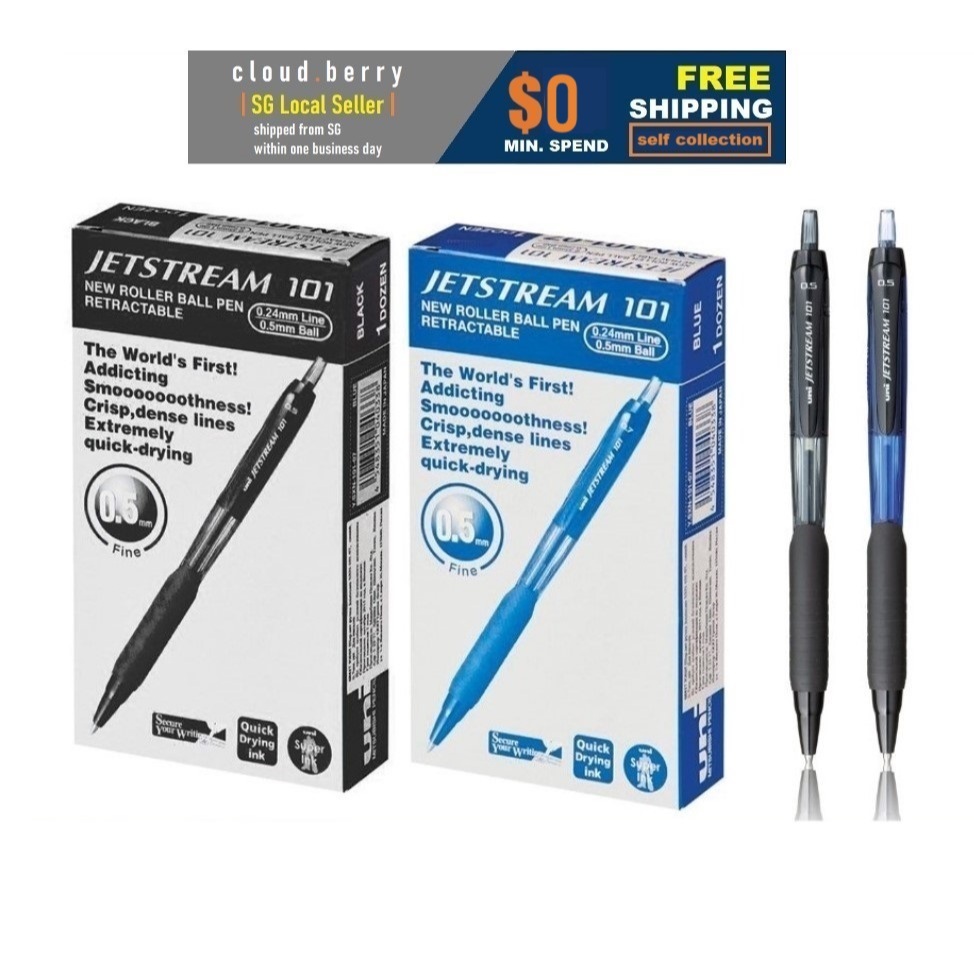 UNI | JETSTREAM 101 | SXN-101 | 0.5/0.7mm | ARCHIVAL-QUALITY HYBRID ...