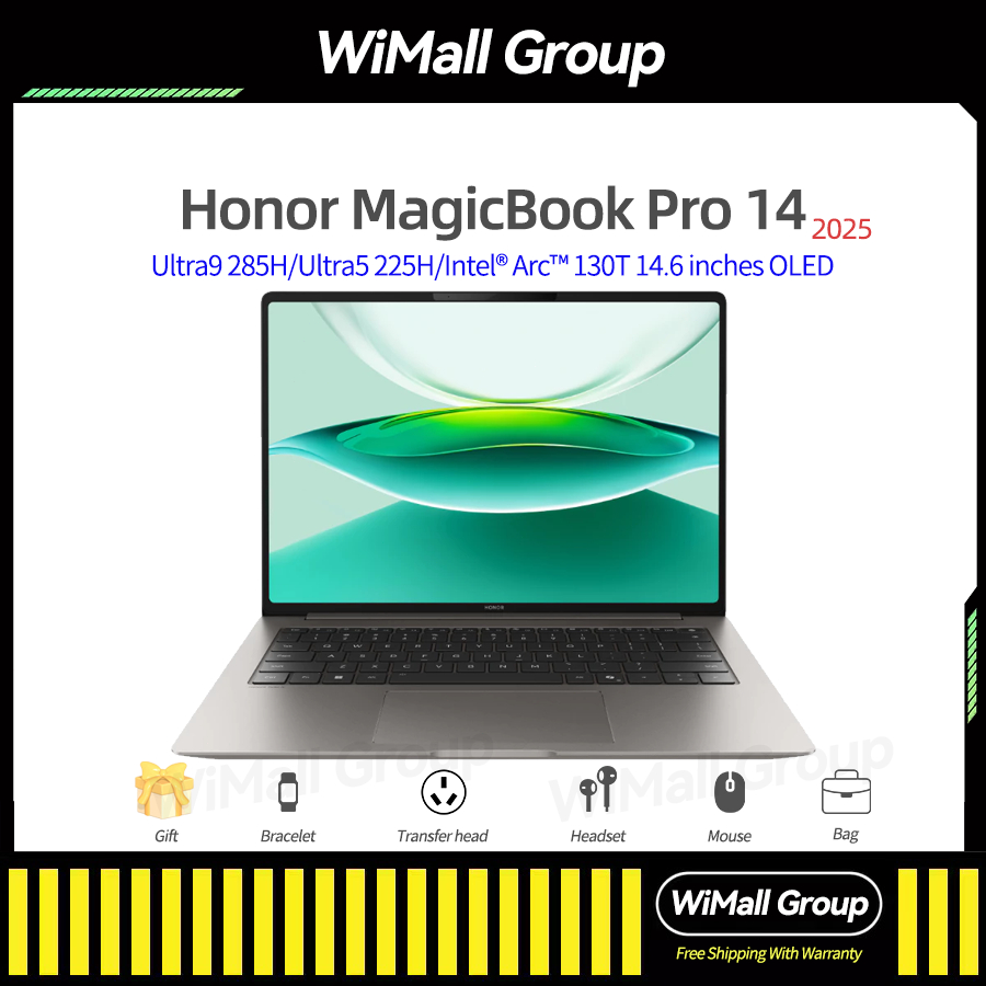 Honor MagicBook Pro 14 2025 Laptop Ultra9 285H/Ultra5 225H 14.6-inch 3 ...