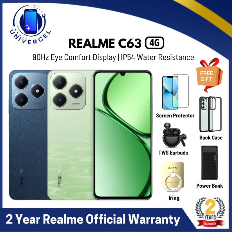 Realme C63 4G (8GB 128GB) | 45W SuperVOOC Charge | Air Gestures | 50MP ...