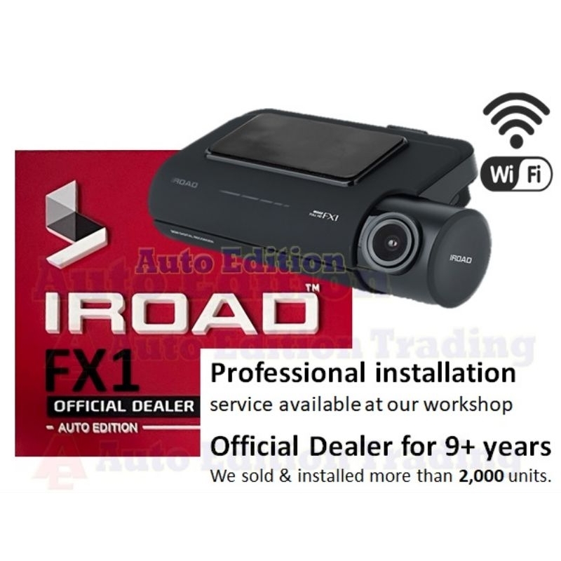 Iroad FX1 - Front dash cam car camera - WiFi - Iroad Singapore Official ...