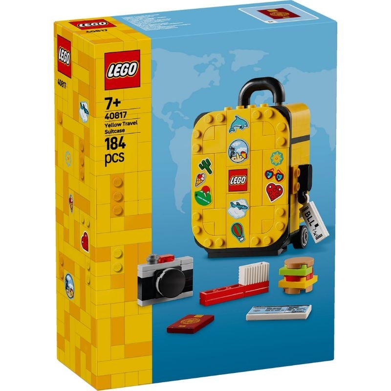 LEGO 40817 Yellow Travel Suitcase | Shopee Singapore
