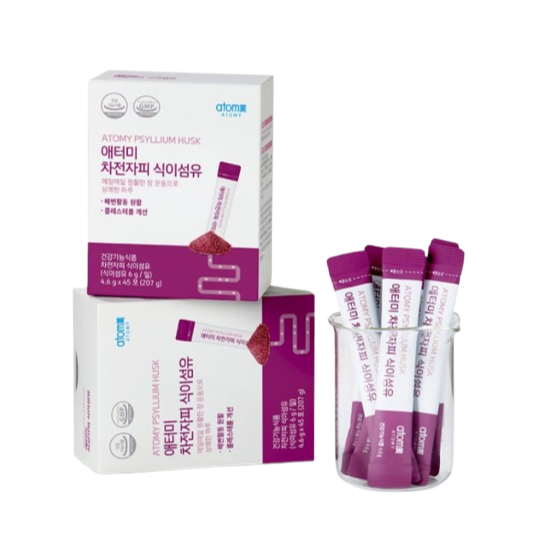 [Atomy] Psyllium Husk Dietary Fiber (4.6g x 45pcs) | Shopee Singapore