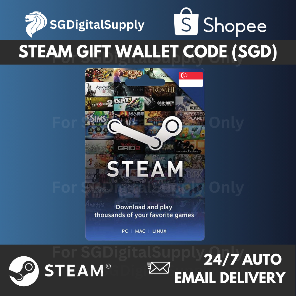 Valve Steam Wallet Code SGD | For Singapore Users | INSTANT Auto ...