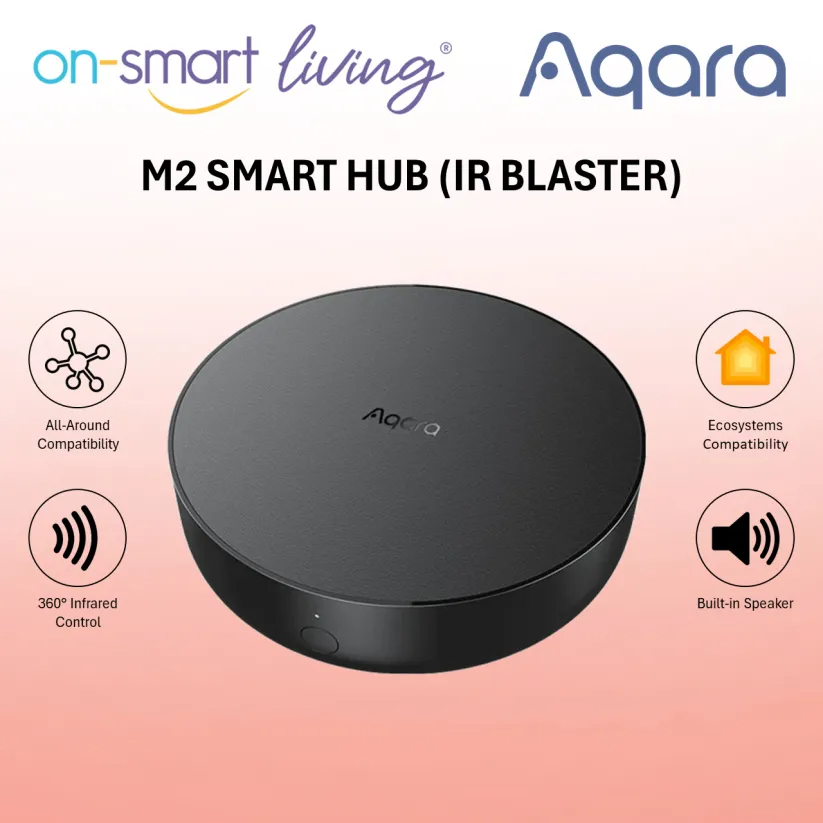 Aqara M2 Smart Hub | Home Automation and Alarm System | 360° Infrared ...