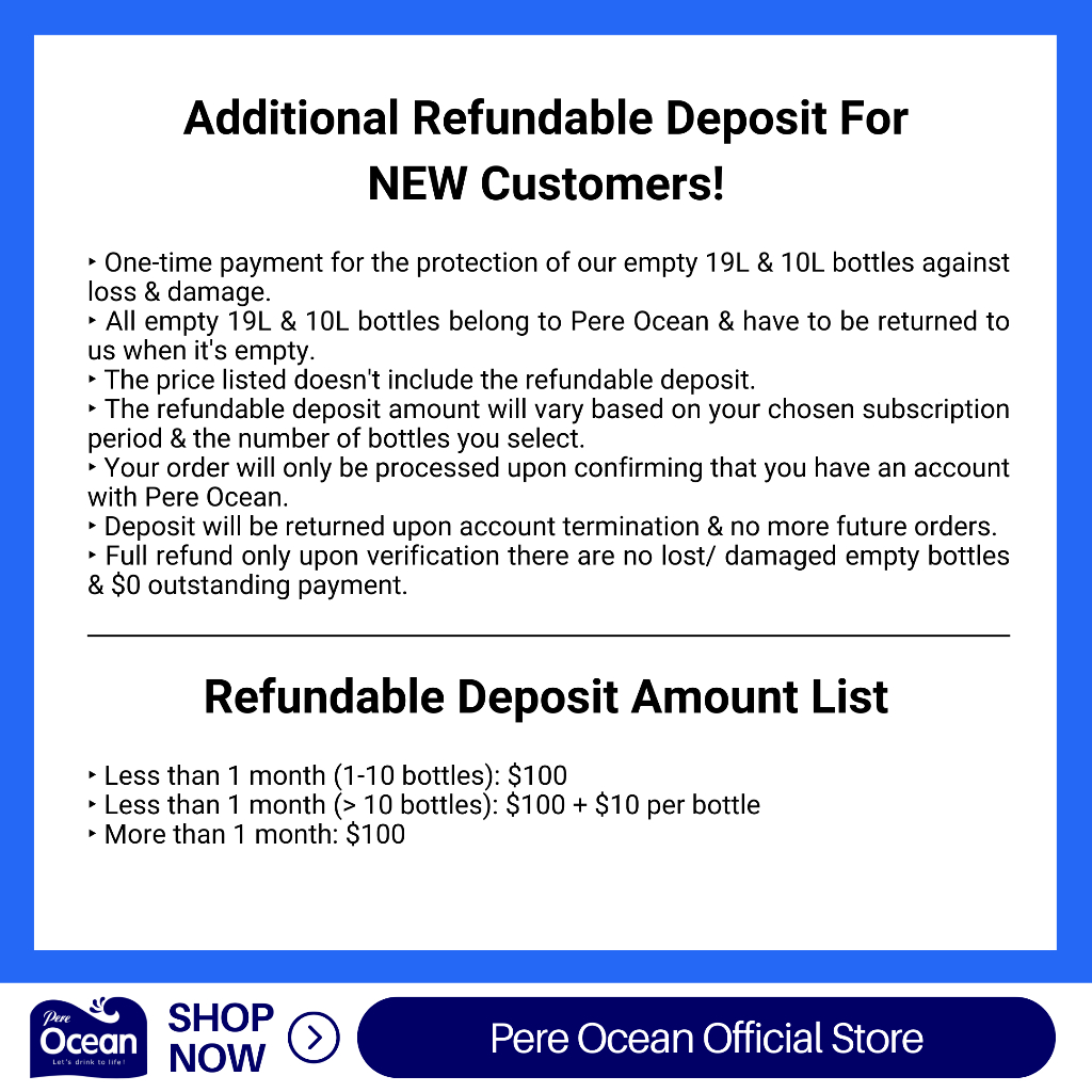 Pere Ocean 19L Mineral Water | Water Dispenser Refill | Home & Office ...
