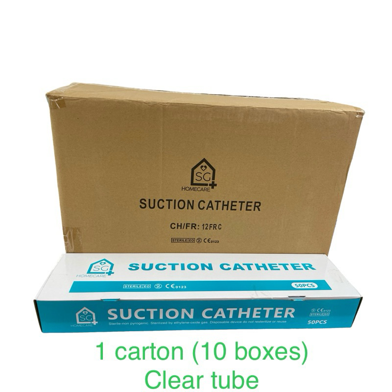 SgHomecare Medical Sterile Suction Catheter carton sales 10Fr, 12Fr ...