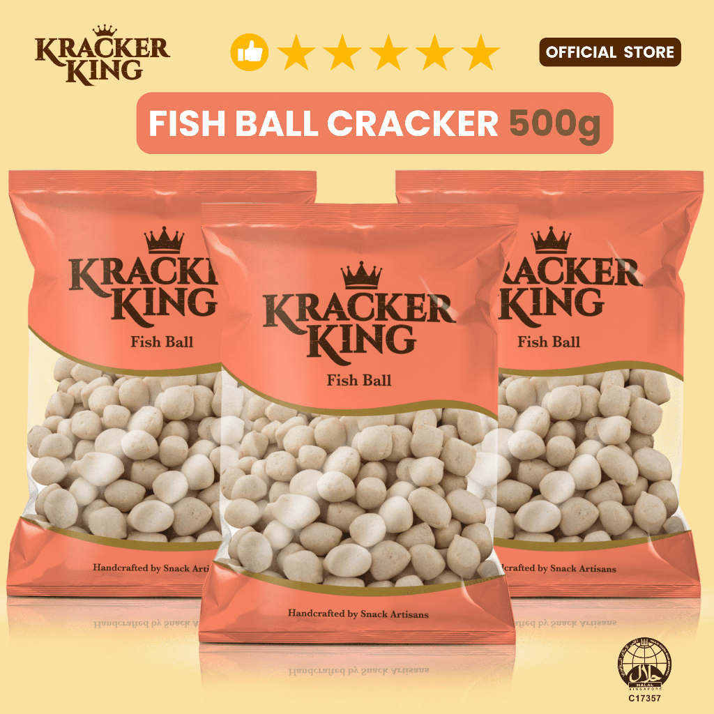 KrackerKing Fish Ball Cracker 500g | Shopee Singapore