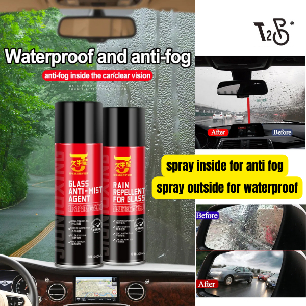 T2P 300ml Anti-Rain Coating Spray/ Anti Fogging Coating Car Windscreen ...