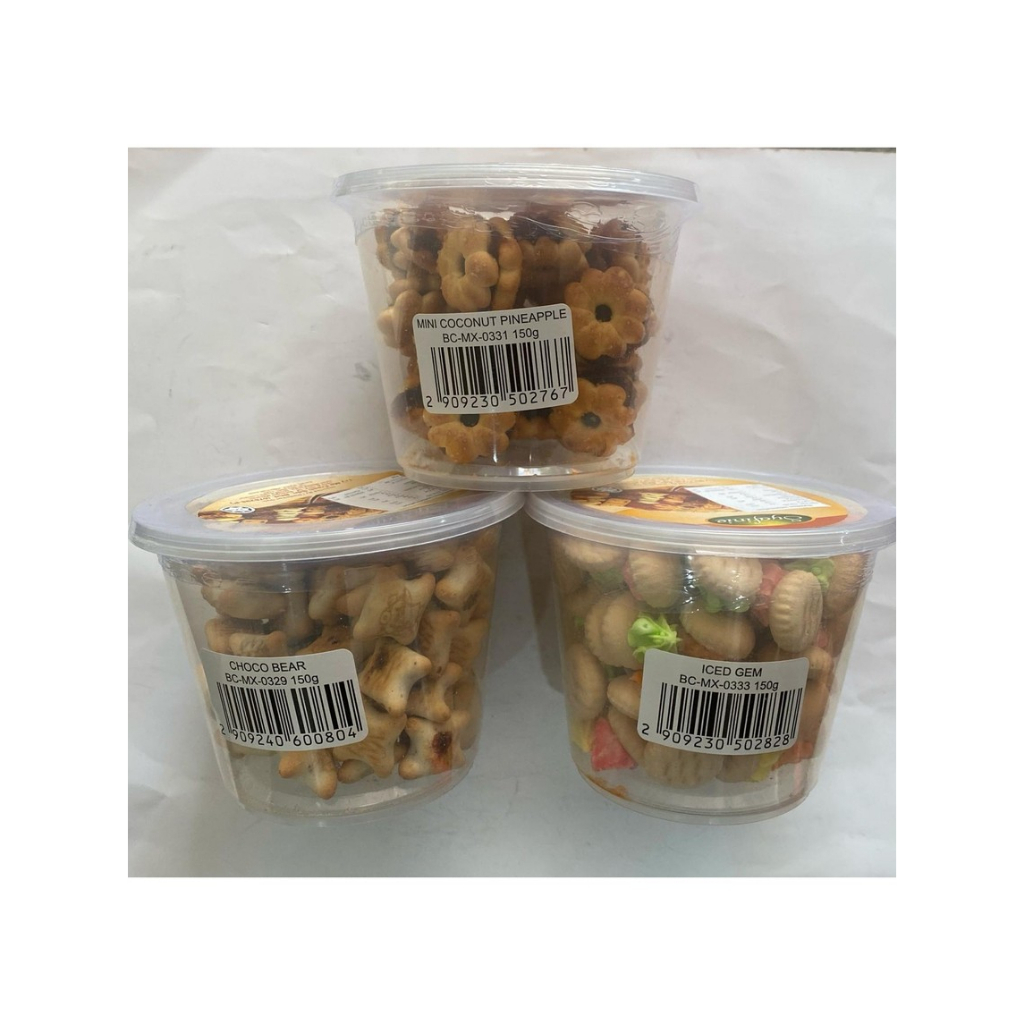 Choco Bear/Iced Gem Biscuit/Mini Coconut Pineapple 150g | Shopee Singapore