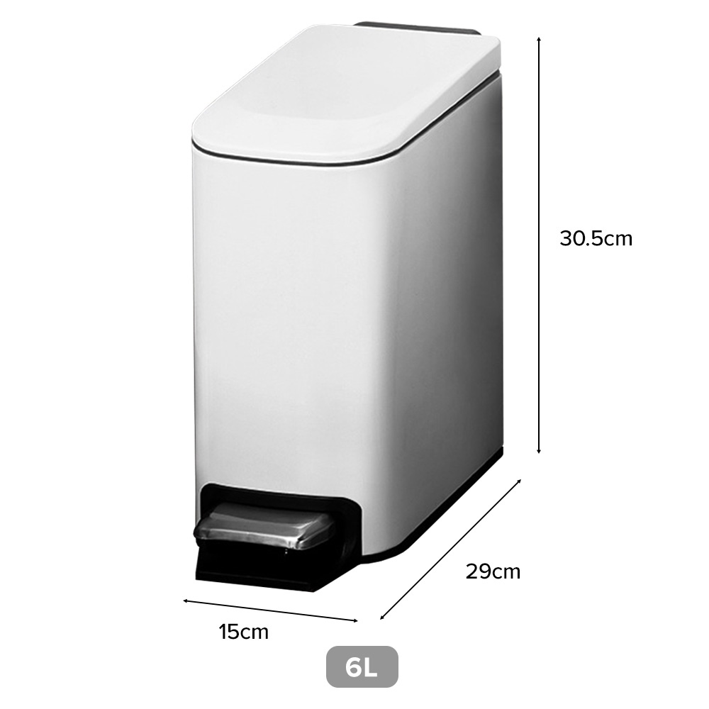 (JIJI.SG) DAMIEN Soft Closing Waste Steel Bin - Garbage Bin / Trash Bin ...