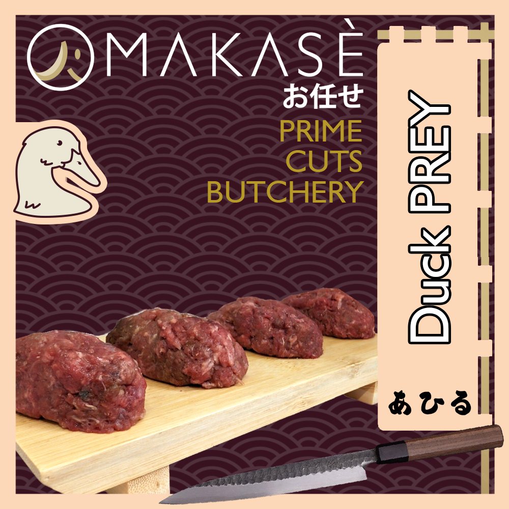 [DUCK MEAT & ORGANS PREY DIET] - Omakase Pet Butchery - Raw Dog & Cat ...