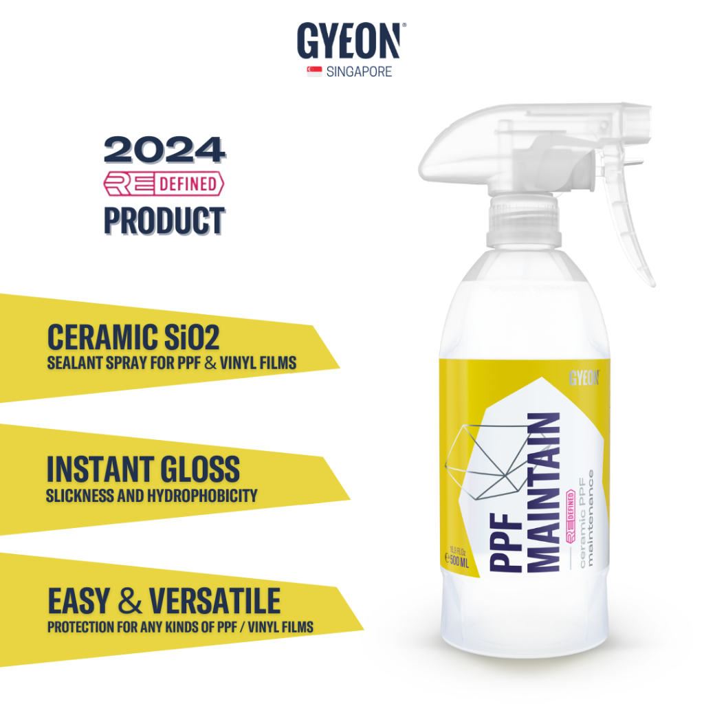 GYEON Q2M PPF Maintain REDEFINED 500ml-Ceramic SiO2 Automotive Car Care PPF Vinyl Film Spray ...