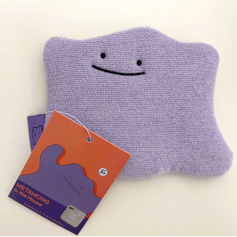 Cute Pokemon Purple DITTO Soft Fabric Tea Coaster Korean Stationery ...