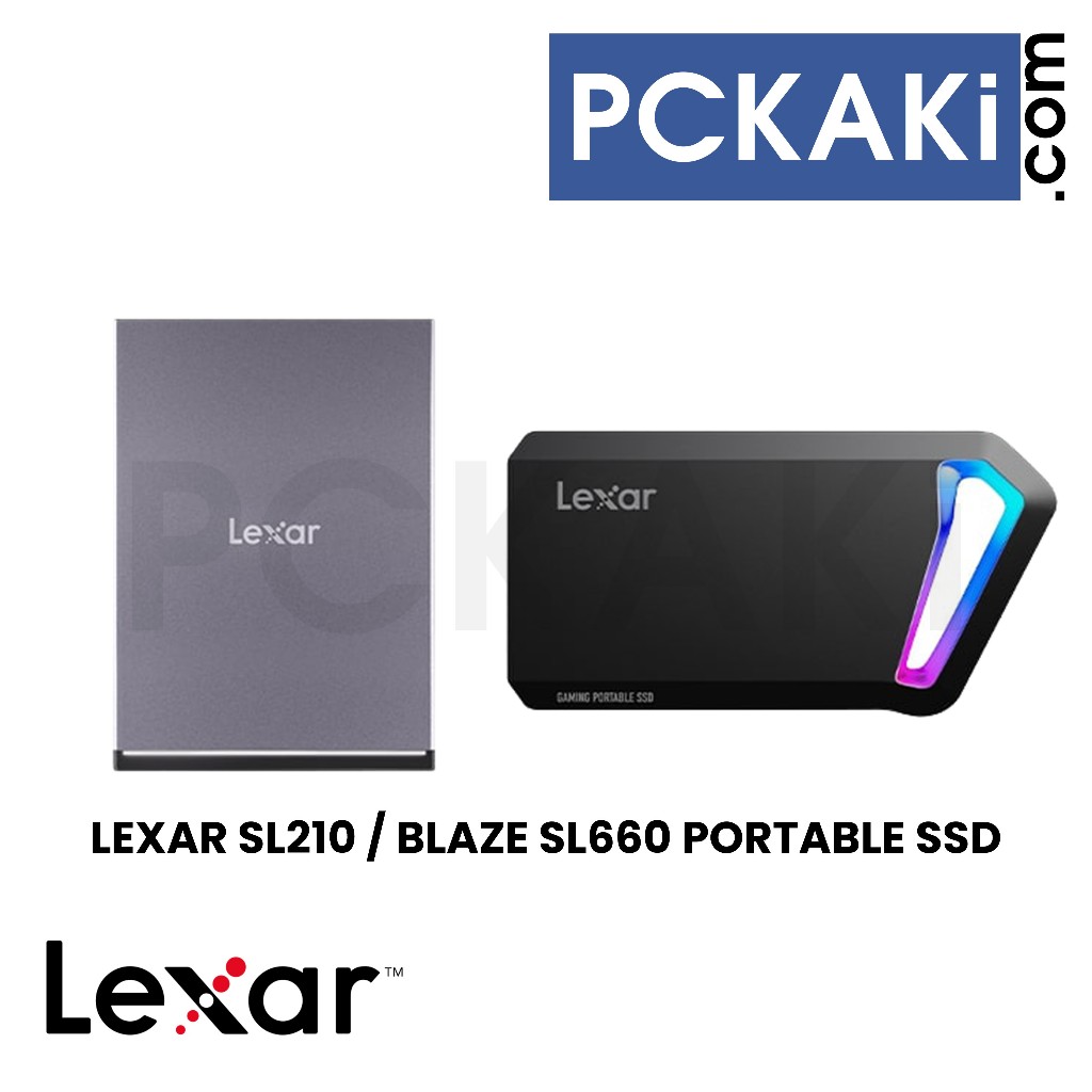 LEXAR SL210 / SL660 BLAZE GAMING - PORTABLE EXTERNAL SSD MOBILE SOLID ...