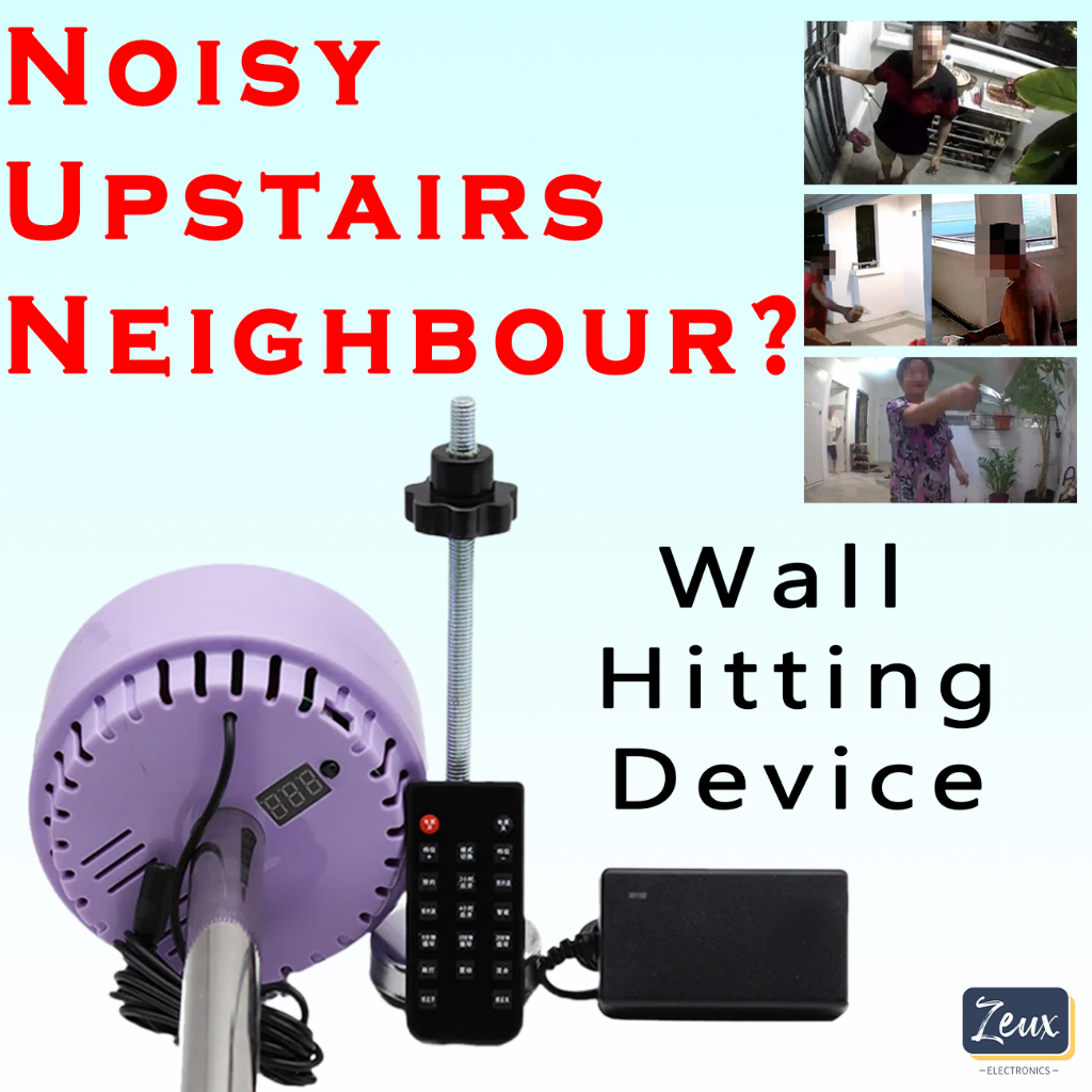 Strike Back Noisy Neighbor Wall Hitter Noise Creator Ceiling Thumper ...
