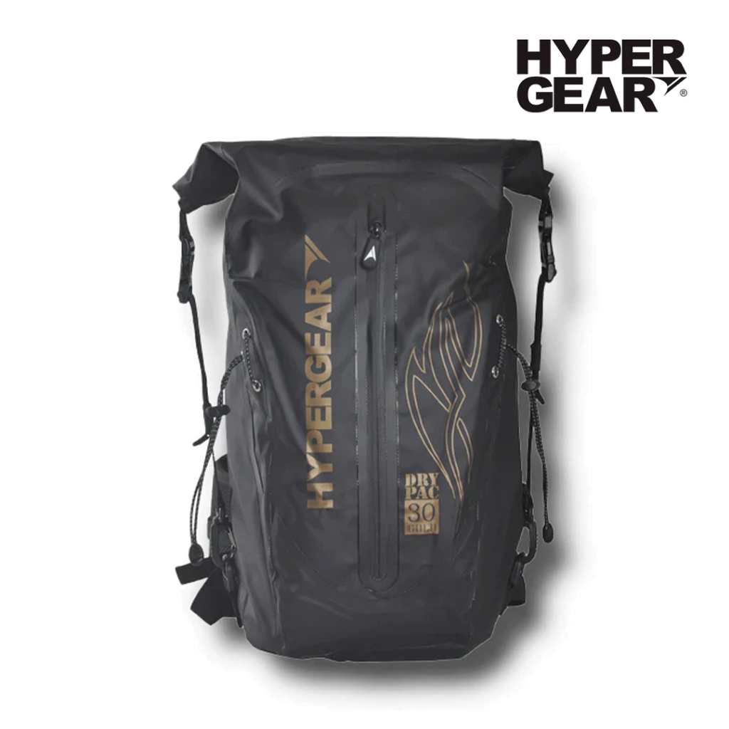 Hypergear Dry Pac Pro Gold Black - 30L Outdoor Sports Swimming Fishing ...