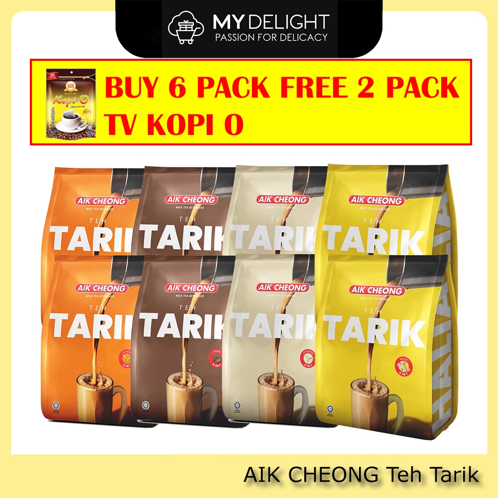 Melaka Aik Cheong Teh Tarik Milk Tea CHAM No Sugar Kosong 2 In 1 ...