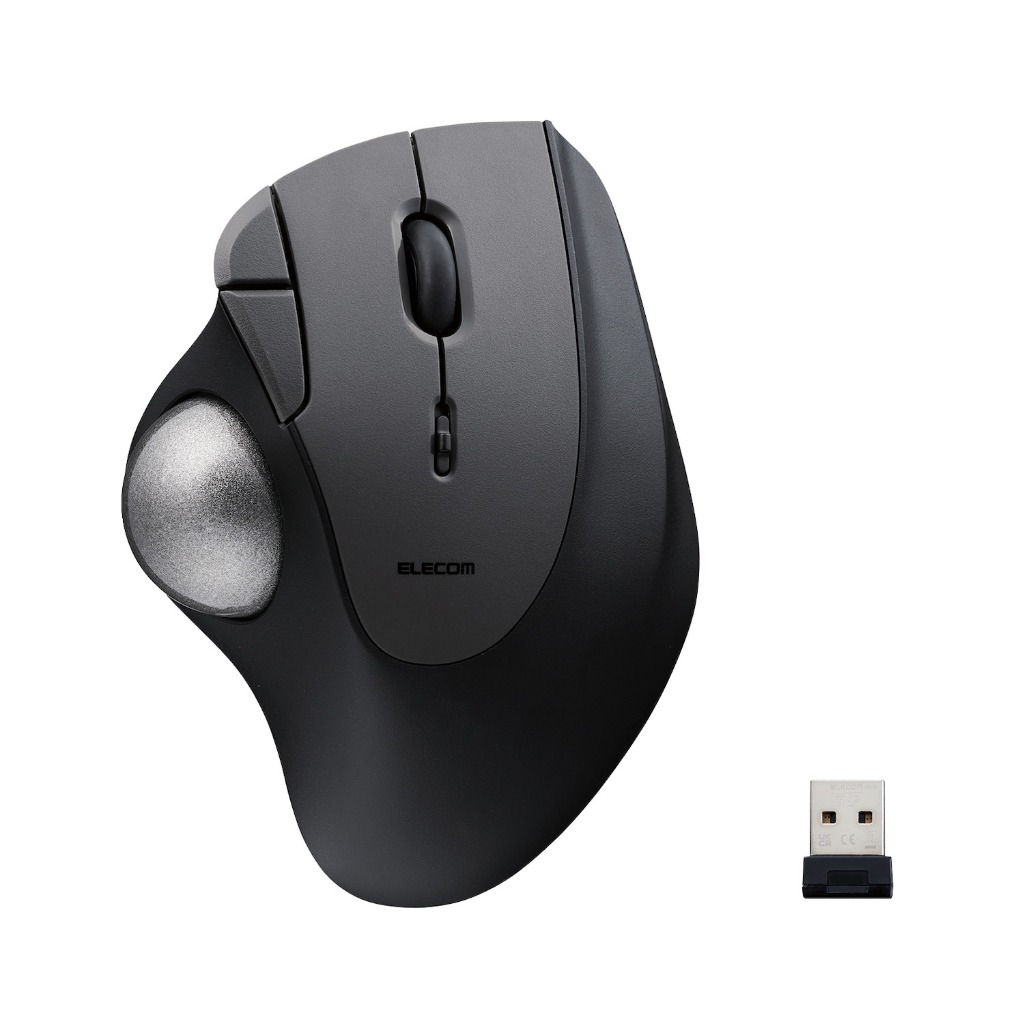 Elecom Trackball Ergonomic Mouse/Button Bearing Mode/USB Wireless ...