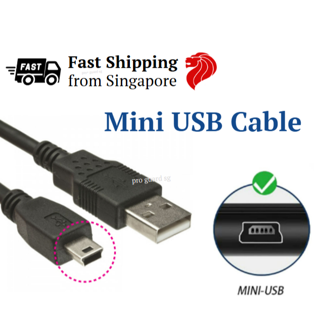 [SG] Mini USB Cable - USB to Mini USB Data Transfer Power Charging ...