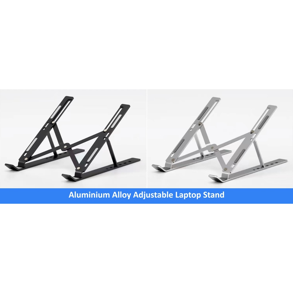 Aluminium Laptop Stand 6 Angles Adjustable Aluminium Ergonomic for ...