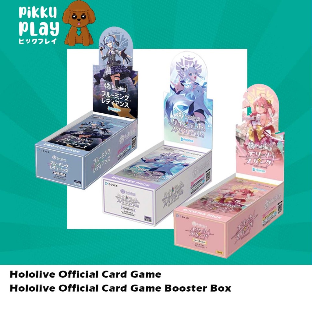 Hololive Official Card Game Booster Box VOL.01 / VOL.02 /VOL.03 HBP01 / HBP02 / HBP03 / HBP04 ...