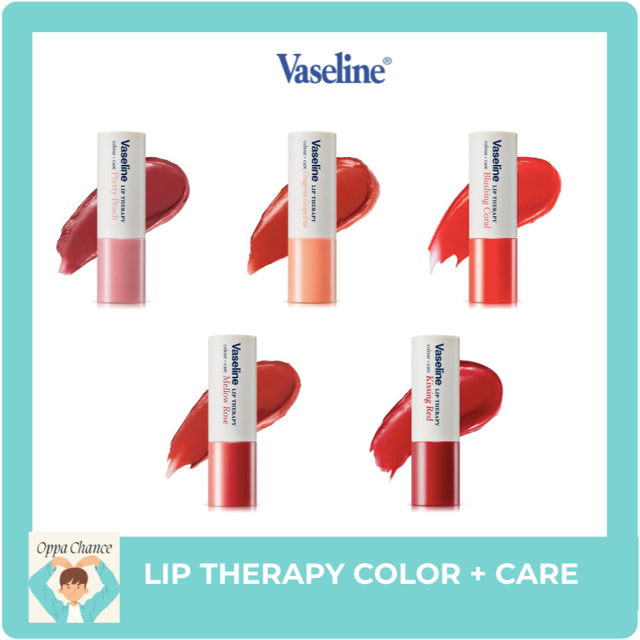[Vaseline] Lip Therapy Color + Care (5 colors) | Shopee Singapore