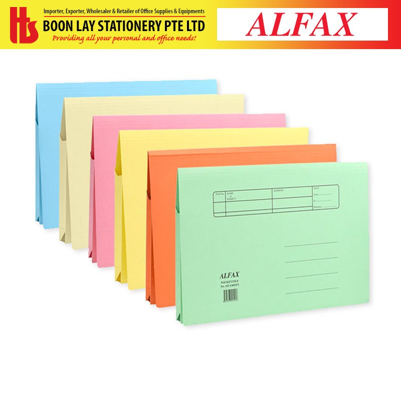 ALFAX 102 Paper Pocket File | Shopee Singapore