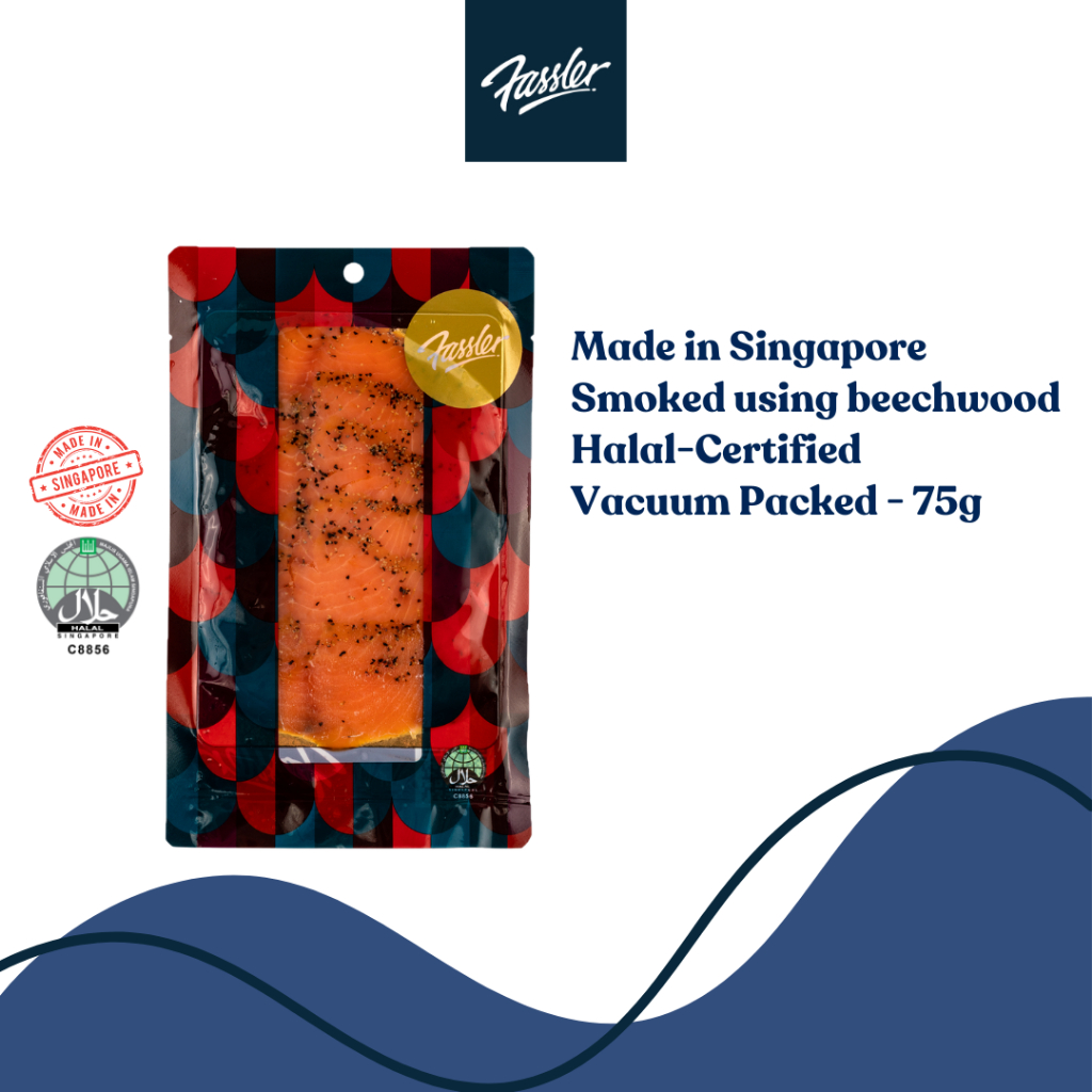 Fassler Smoked Salmon With Black Pepper (75g) | Shopee Singapore