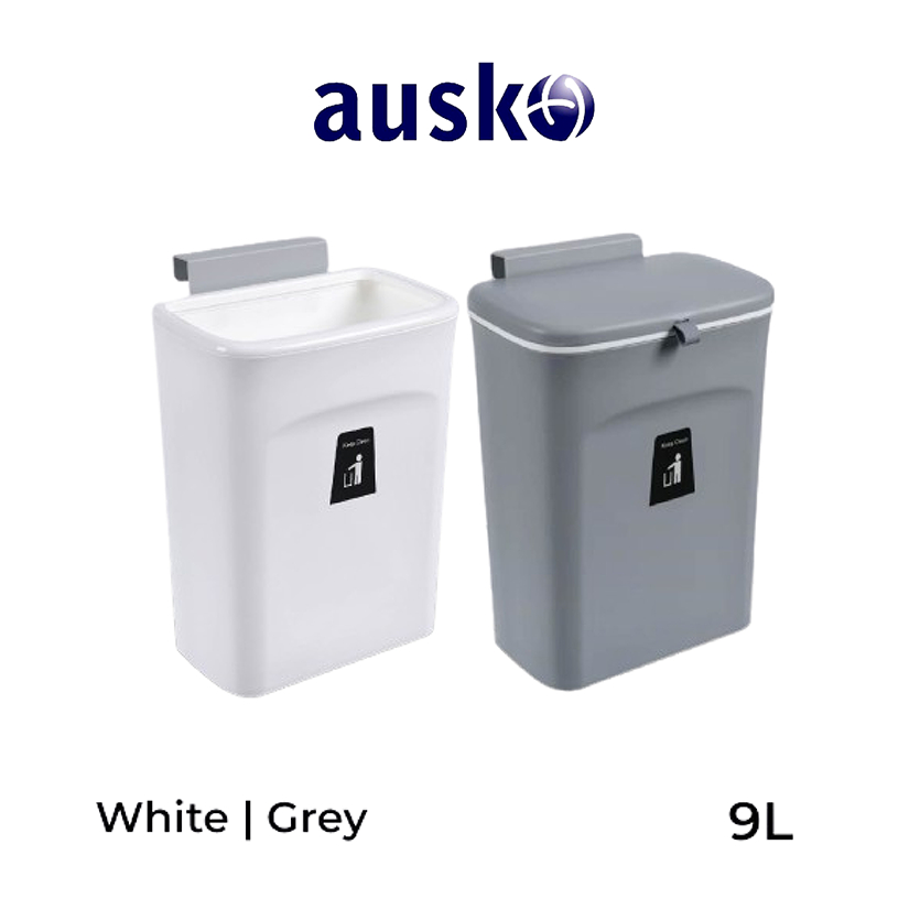 Kitchen Hanging Dustbin | Bin | 9L | Recycle Bin | Slip Cover | Dustbin ...