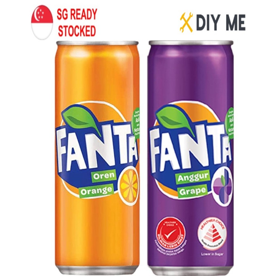 SG Ready Stock>Fanta Orange/ Grape /Carton 320ml x 12 Cans | Shopee Singapore
