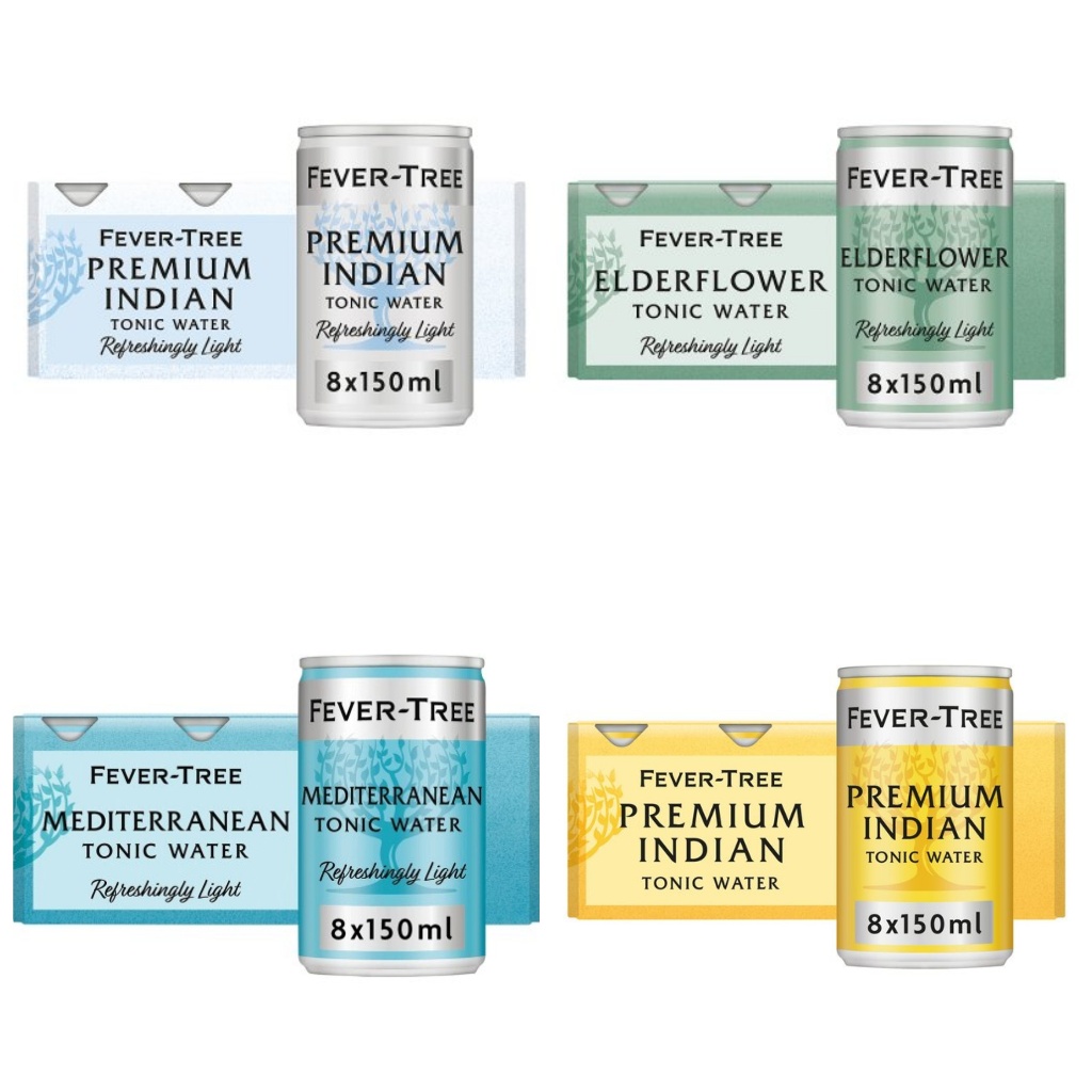Fever-Tree Refreshingly Light [ Mediterranean / Elderflower / Premium ...