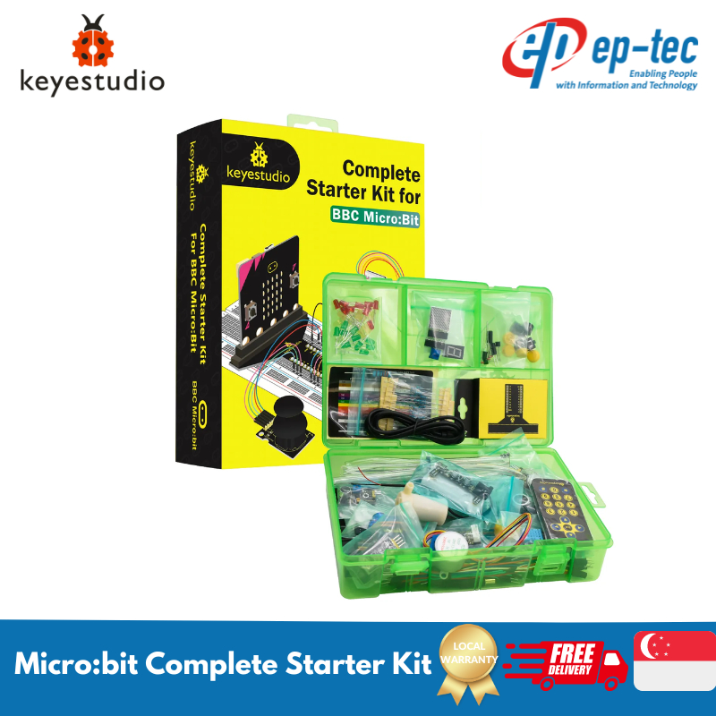 Keyestudio Microbit Complete Starter Kit for MicroBit Electronics Learning STEM Educational Toys ...