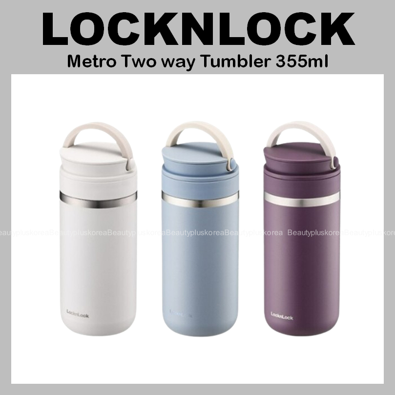 [LOCK&LOCK] METRO TWO WAY TUMBLER 355ml LHC4273 | Shopee Singapore
