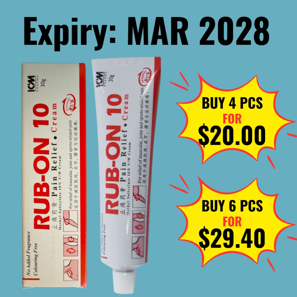 Rub On Cream Muscle Joint Pain 30g Rheumatic Tiger Balm Voren Bengay ...