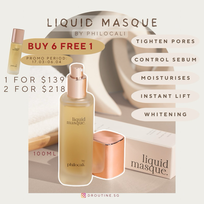 LIQUID MASQUE (100ml) | Reduce fine lines • Lifting effect • Hydrate ...