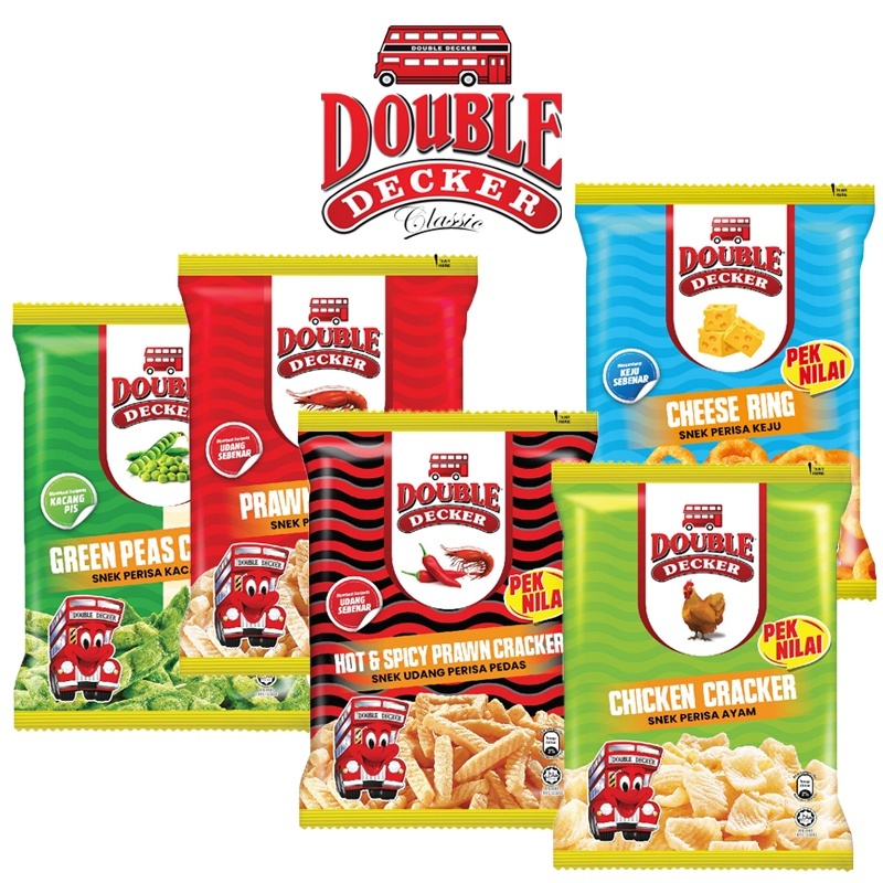 Double Decker Crackers Snack - 70g | Shopee Singapore
