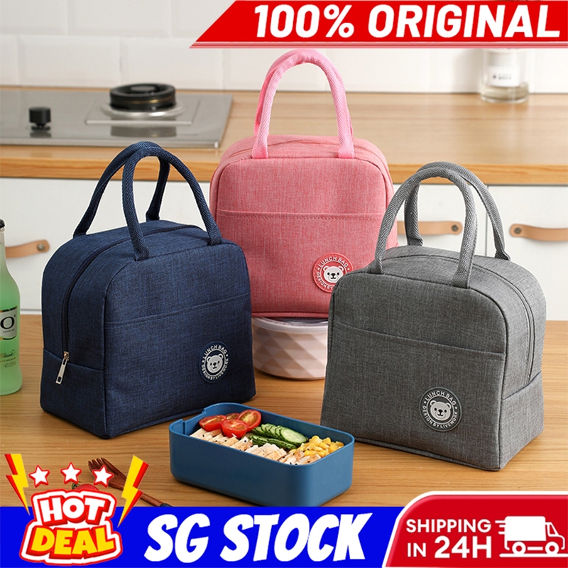 SG 🔥[READY STOCK] Cation+Aluminum Lunch Box Bag Insulated Lunch Bag ...