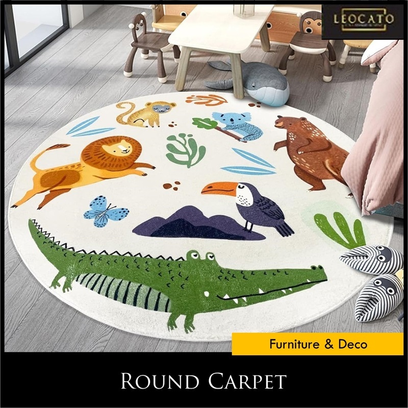 Cashmere Carpet Soft Kids Room Baby Anti-Slip Crawl Floor Mat Nursing ...