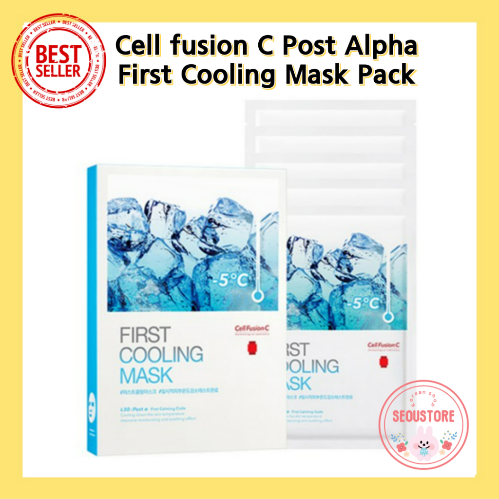 [Cell Fusion C] Post Alpha First cooling mask 5ea (no box) | Shopee ...