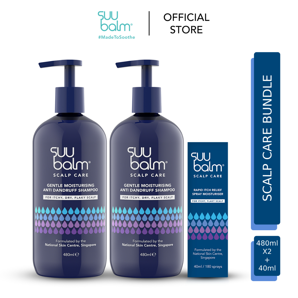[Bundle] Suu Balm Scalp Care Bundle (2x Anti-Dandruff Shampoo 480ml ...