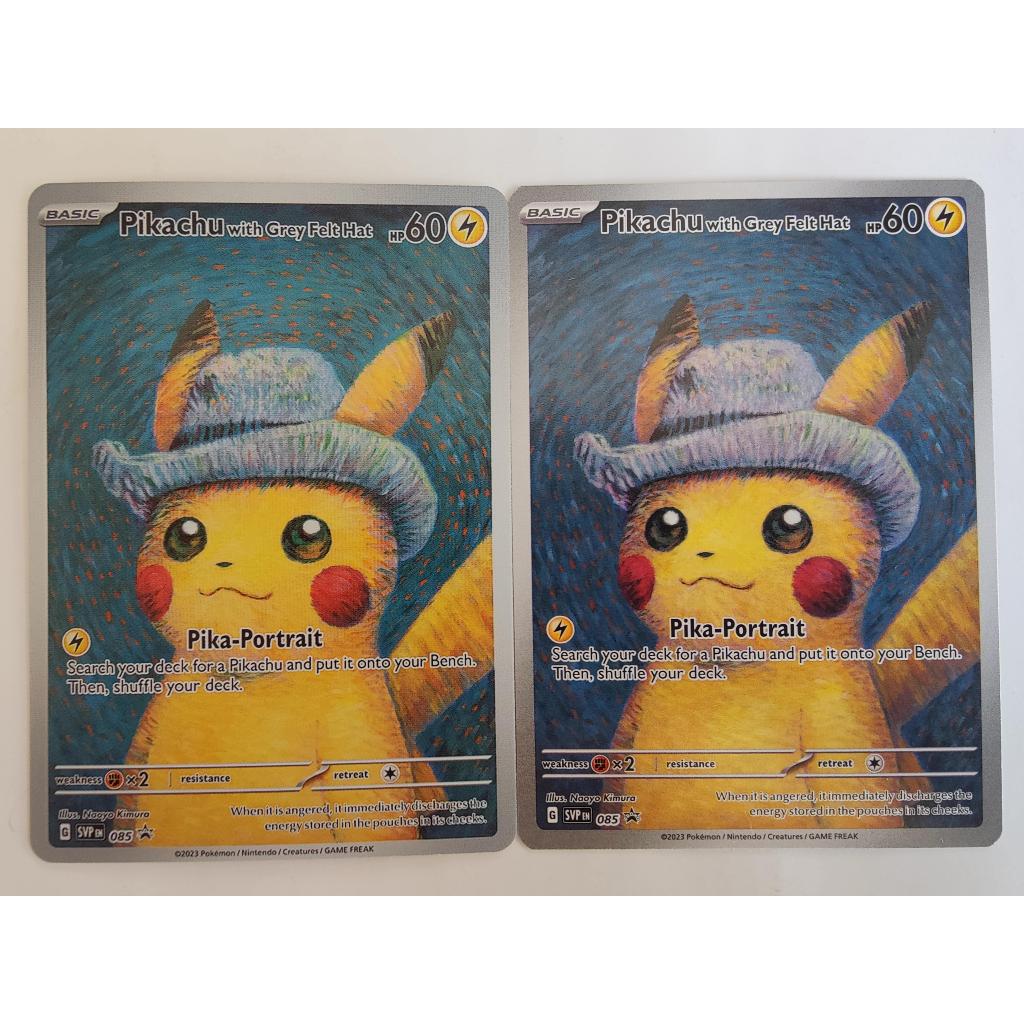 Custom Proxy Pikachu With Grey Felt Hat (Not Authentic) | Shopee Singapore