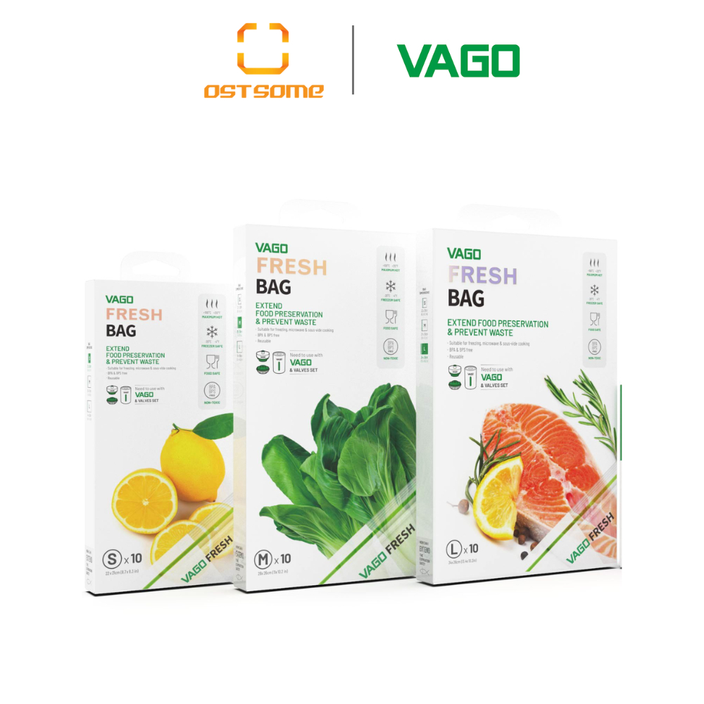 VAGO FRESH Food Grade Zipper Bags | Shopee Singapore