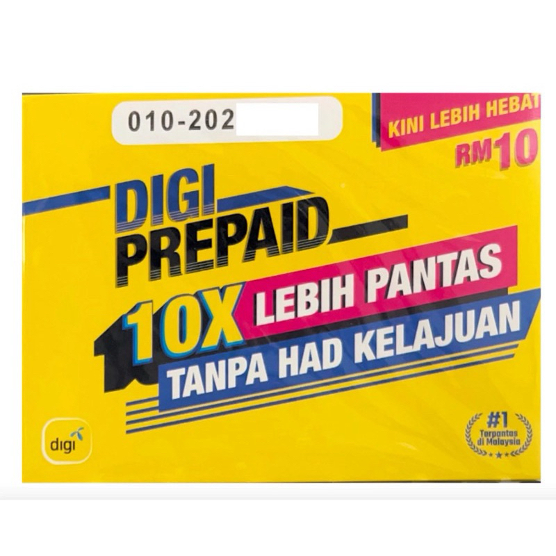 [MALAYSIA DIGI SIM CARD] 7 days 10GB unlimited data | Shopee Singapore