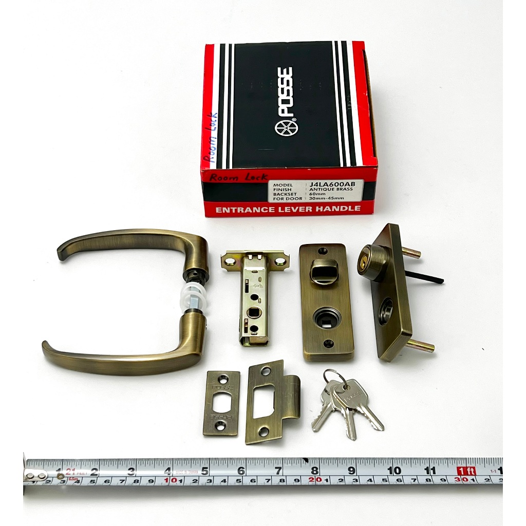 HDB BTO High Quality Bedroom Door Lockset - 3 Keys / Bathroom Lockset ...